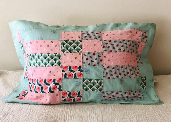 How to Make a Simple Patchwork Pillow Sham – ritualquiltcompany