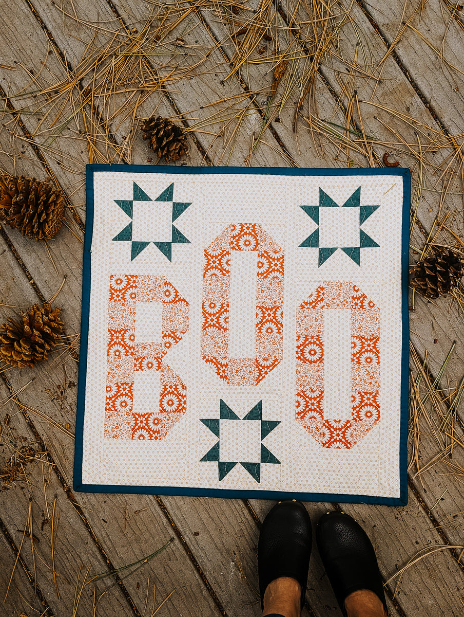 BOO Mini Quilt - PDF Pattern – ritualquiltcompany
