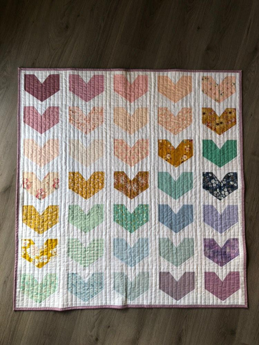 Soho Hearts Quilt - PDF Pattern – ritualquiltcompany